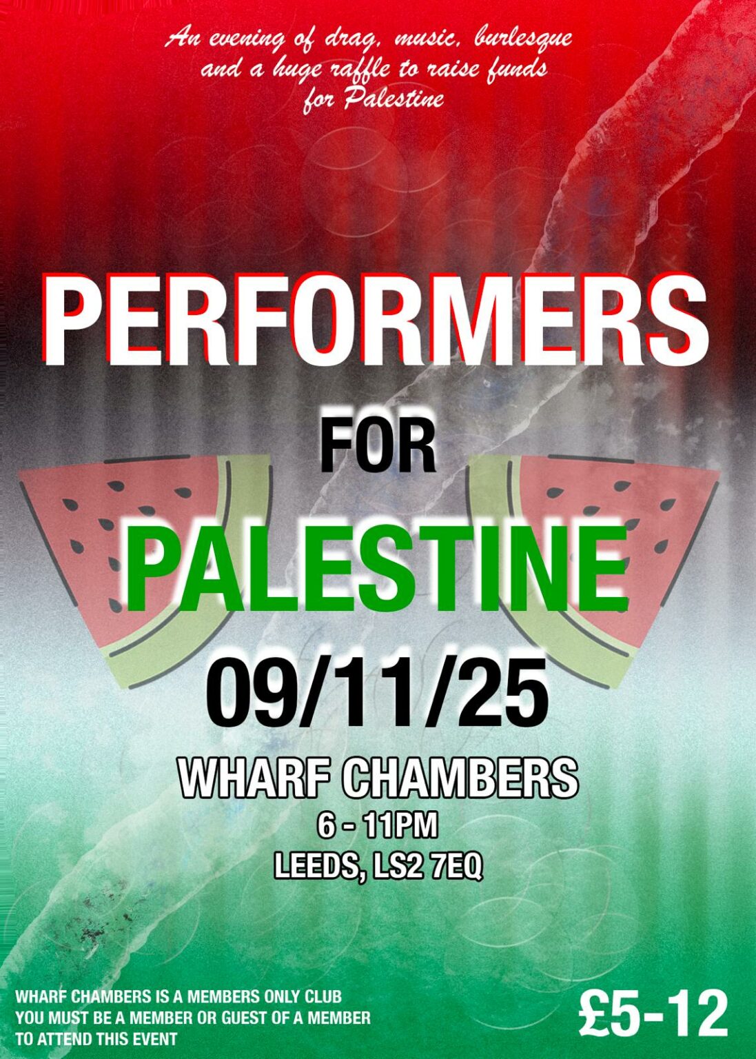 Performers for Palestine – Wharf Chambers